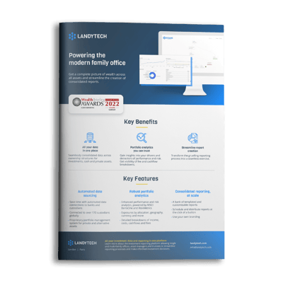 Solution for Family Offices | Brochure | Landytech